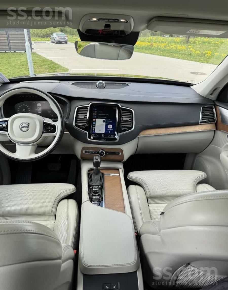 Melns Volvo XC90 2019 Rīga, ar dzinēja tilpumu 2.00 L un nobraukumu 193 tūkst. km par 26490 €, foto 16 vietnē AUTOMOTO.COM.LV