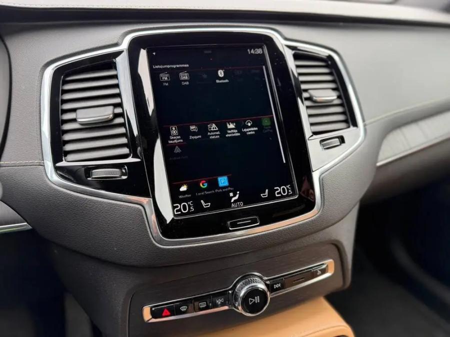 Melns Volvo XC90 2019 Rīga, ar dzinēja tilpumu 2.00 L un nobraukumu 117 tūkst. km par 28500 €, foto 16 vietnē AUTOMOTO.COM.LV