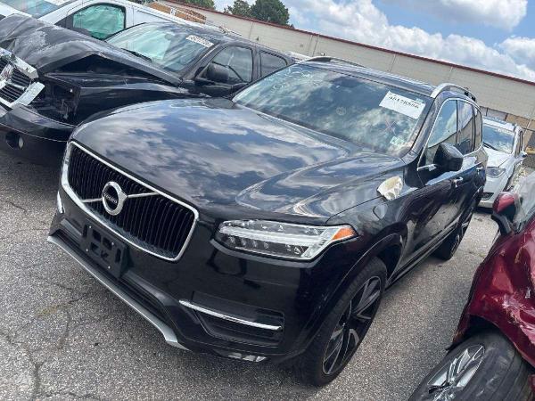 Black Volvo XC90 2019 in Vilnius, with an engine capacity of 1.97 L and mileage of 190 thousand km for 12400 €, photo 1 on AUTOMOTO.COM.LV