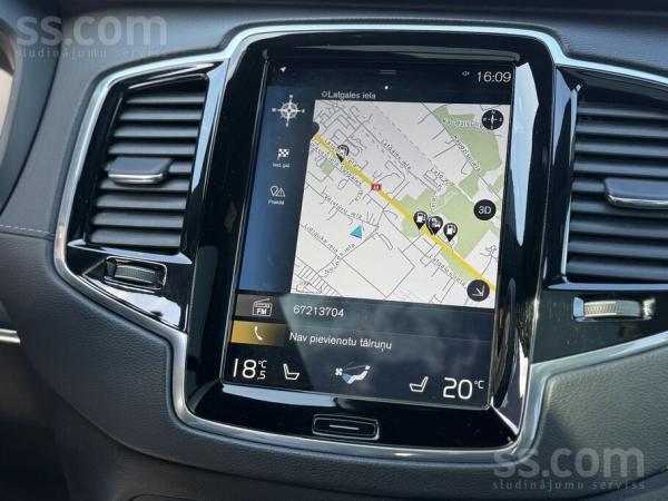 Melns Volvo XC90 2019 Rīga, ar dzinēja tilpumu 2.00 L un nobraukumu 268 tūkst. km par 24500 €, foto 9 vietnē AUTOMOTO.COM.LV