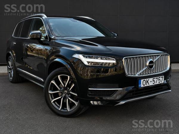 Black Volvo XC90 2019 in Riga, with an engine capacity of 2.00 L and mileage of 170 thousand km for 28499 €, photo 1 on AUTOMOTO.COM.LV