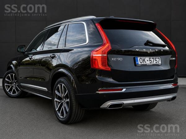 Black Volvo XC90 2019 in Riga, with an engine capacity of 2.00 L and mileage of 170 thousand km for 28499 €, photo 5 on AUTOMOTO.COM.LV