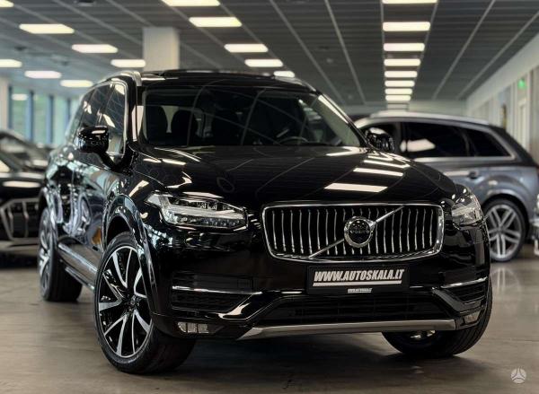 Black Volvo XC90 2019 in Klaipeda, with an engine capacity of 1.97 L and mileage of 155 thousand km for 24900 €, photo 1 on AUTOMOTO.COM.LV