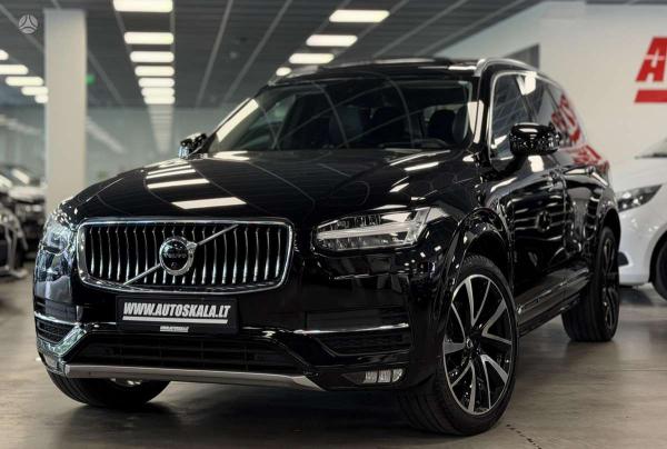 Black Volvo XC90 2019 in Klaipeda, with an engine capacity of 1.97 L and mileage of 155 thousand km for 24900 €, photo 3 on AUTOMOTO.COM.LV