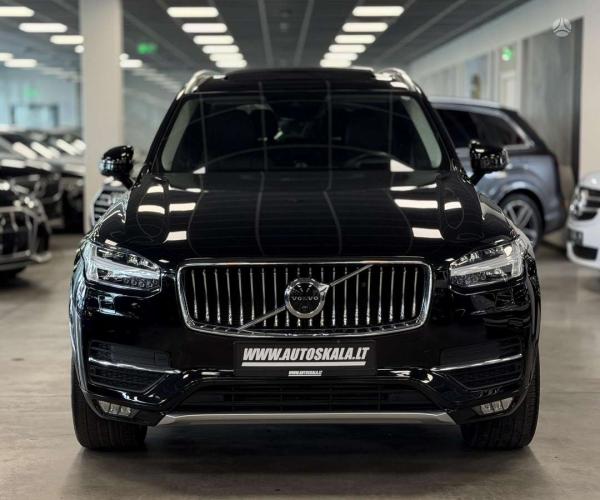 Black Volvo XC90 2019 in Klaipeda, with an engine capacity of 1.97 L and mileage of 155 thousand km for 24900 €, photo 5 on AUTOMOTO.COM.LV