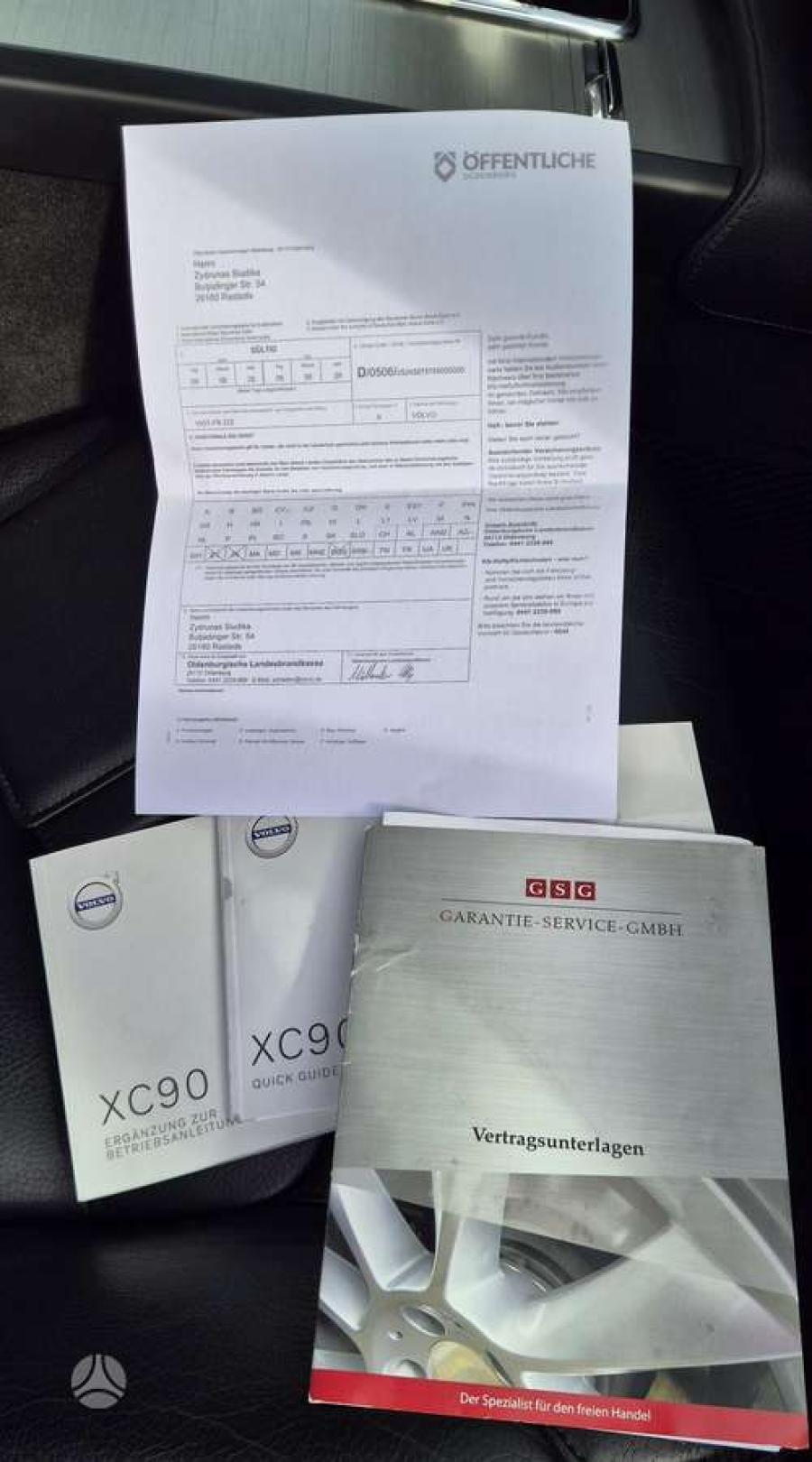 Черный Вольво ХС90 2020 в Шяуляй, объемом двигателя 1.97 л и пробегом 97 тыс. км за 29800 €, фото 14 на AUTOMOTO.COM.LV