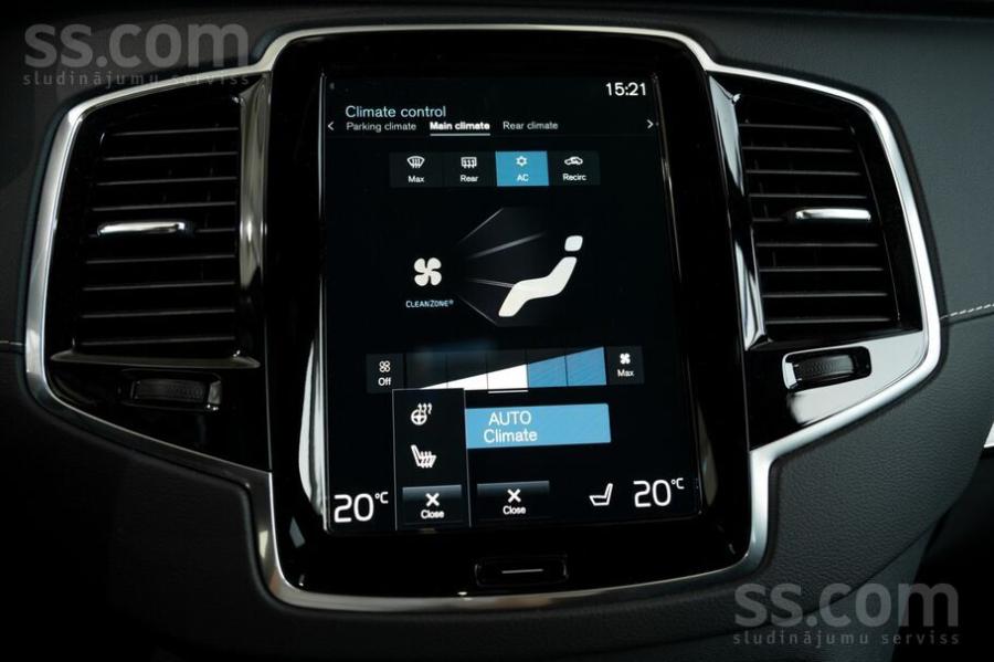 Melns Volvo XC90 2021 Rīga, ar dzinēja tilpumu 2.00 L un nobraukumu 52 tūkst. km par 45900 €, foto 20 vietnē AUTOMOTO.COM.LV