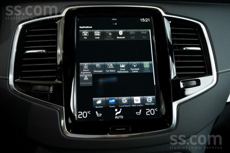 Melns Volvo XC90 2021 Rīga, ar dzinēja tilpumu 2.00 L un nobraukumu 52 tūkst. km par 45900 €, foto 22 vietnē AUTOMOTO.COM.LV
