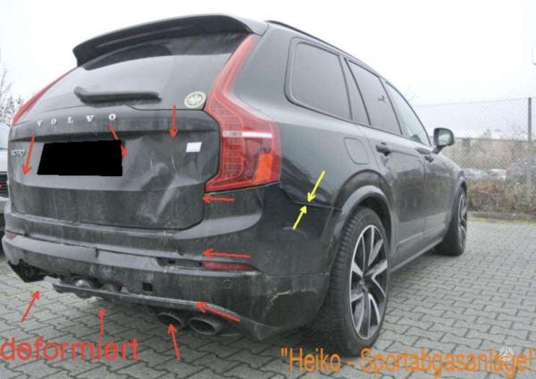 Melns Volvo XC90 2022 Šauļi, ar dzinēja tilpumu 1.97 L un nobraukumu 164 tūkst. km par 29900 €, foto 5 vietnē AUTOMOTO.COM.LV