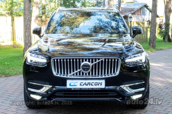 Black Volvo XC90 2022 in Tallinn, with an engine capacity of 2.00 L and mileage of 61 thousand km for 50990 €, photo 5 on AUTOMOTO.COM.LV