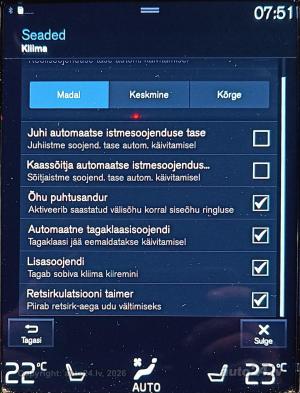 Черный Вольво ХС90 2022 в Таллин, объемом двигателя 2.00 л и пробегом 85 тыс. км за 47990 €, фото 15 на AUTOMOTO.COM.LV