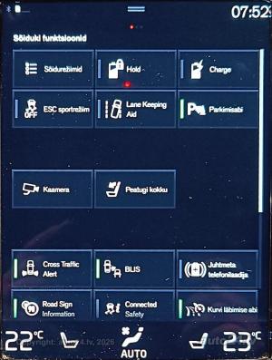Черный Вольво ХС90 2022 в Таллин, объемом двигателя 2.00 л и пробегом 85 тыс. км за 47990 €, фото 19 на AUTOMOTO.COM.LV
