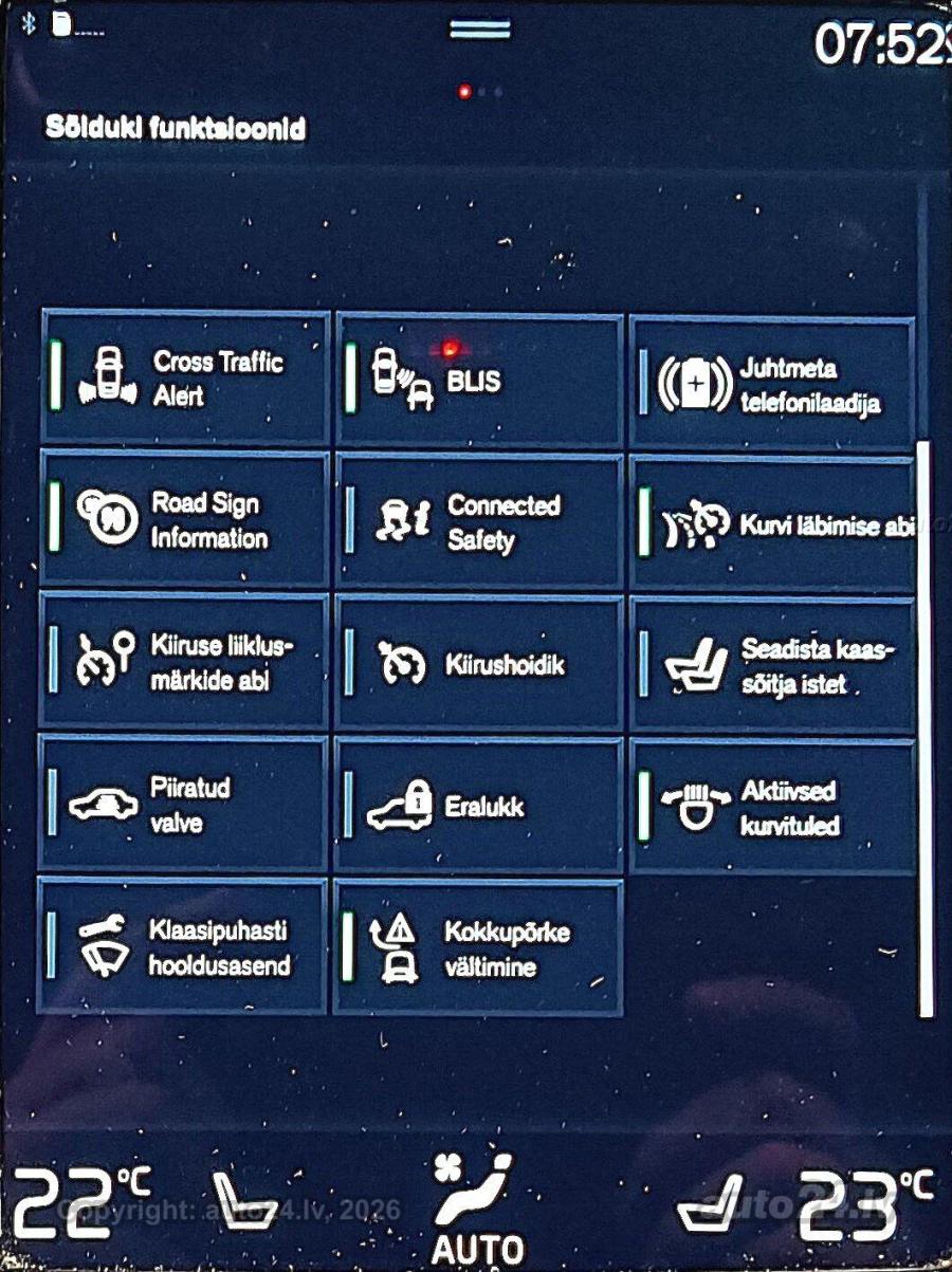 Черный Вольво ХС90 2022 в Таллин, объемом двигателя 2.00 л и пробегом 85 тыс. км за 47990 €, фото 20 на AUTOMOTO.COM.LV