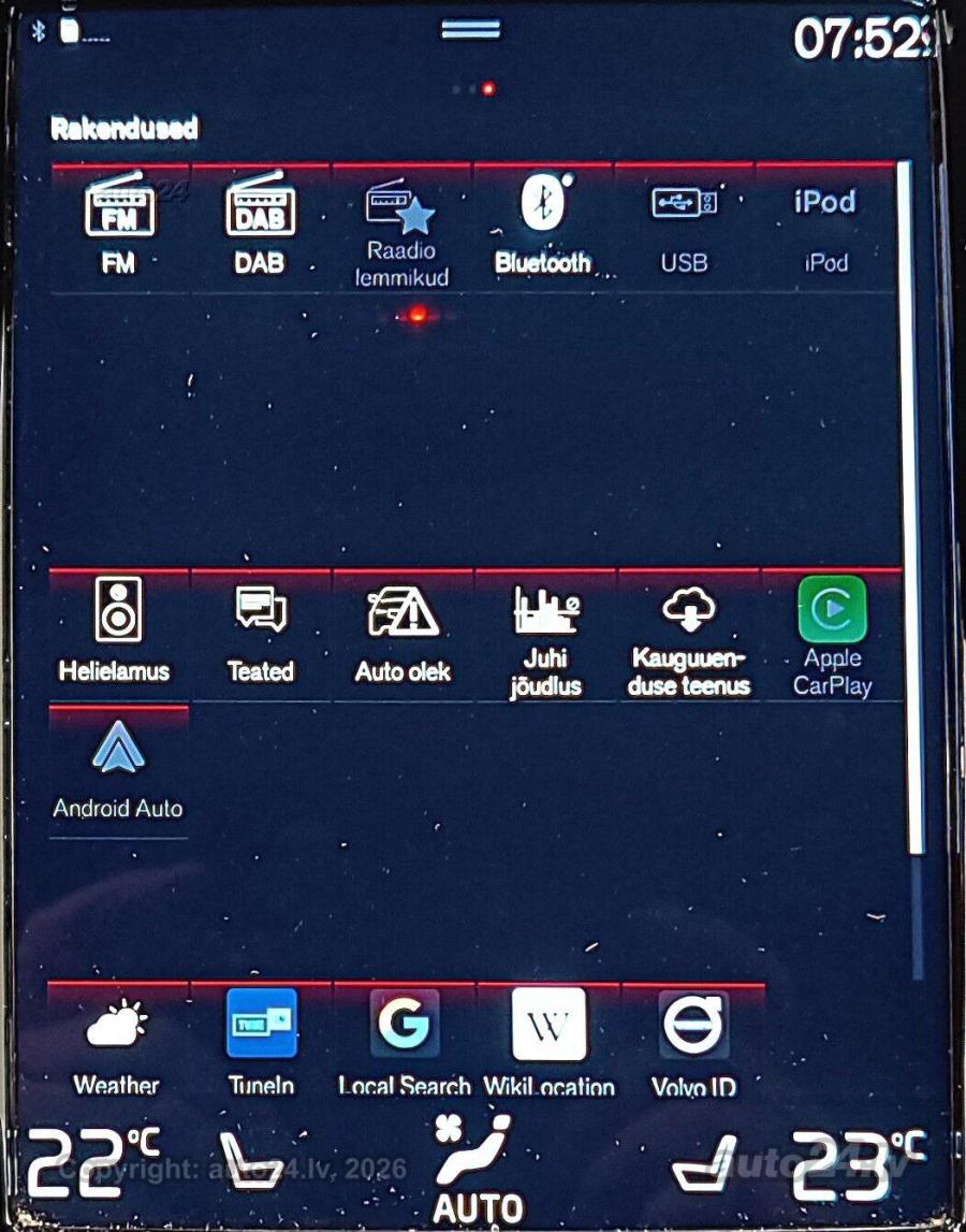 Черный Вольво ХС90 2022 в Таллин, объемом двигателя 2.00 л и пробегом 85 тыс. км за 47990 €, фото 21 на AUTOMOTO.COM.LV