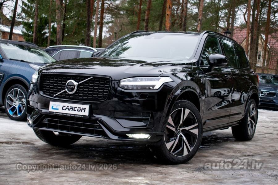 Black Volvo XC90 2022 in Tallinn, with an engine capacity of 2.00 L and mileage of 84 thousand km for 49990 €, photo 1 on AUTOMOTO.COM.LV
