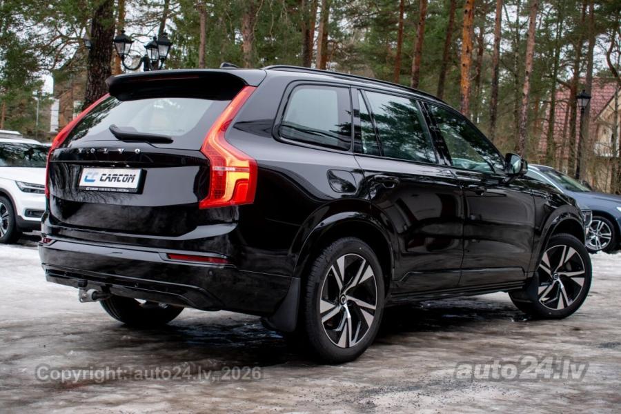 Black Volvo XC90 2022 in Tallinn, with an engine capacity of 2.00 L and mileage of 84 thousand km for 49990 €, photo 2 on AUTOMOTO.COM.LV