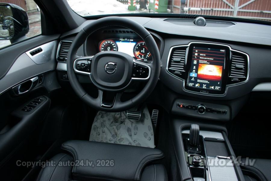 Black Volvo XC90 2022 in Tallinn, with an engine capacity of 2.00 L and mileage of 84 thousand km for 49990 €, photo 3 on AUTOMOTO.COM.LV