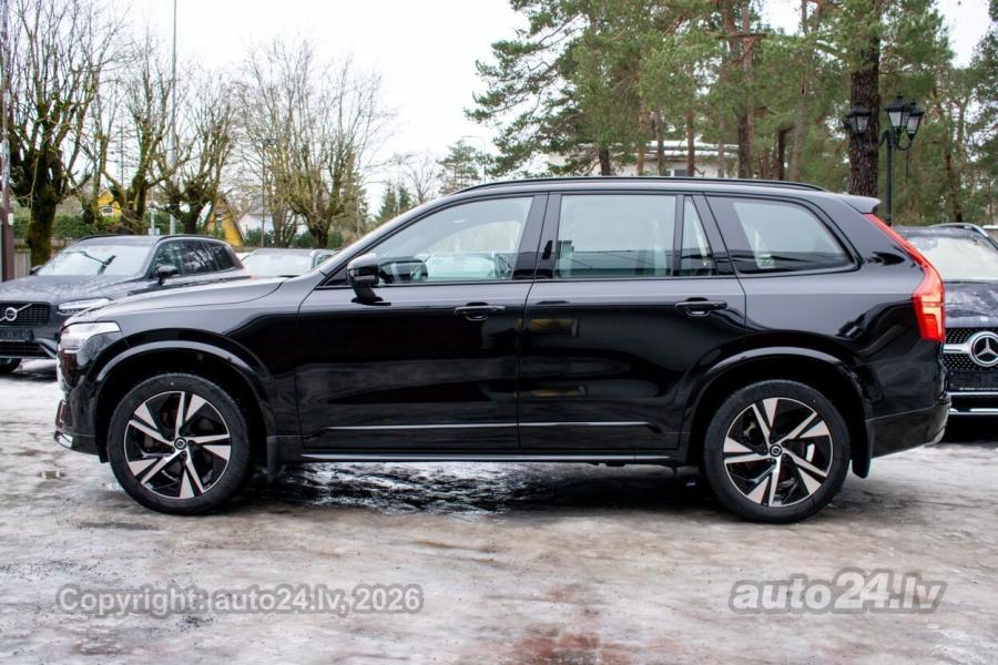 Black Volvo XC90 2022 in Tallinn, with an engine capacity of 2.00 L and mileage of 84 thousand km for 49990 €, photo 6 on AUTOMOTO.COM.LV