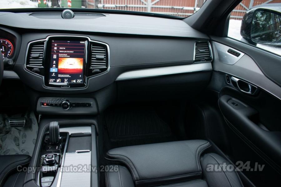 Black Volvo XC90 2022 in Tallinn, with an engine capacity of 2.00 L and mileage of 84 thousand km for 49990 €, photo 13 on AUTOMOTO.COM.LV