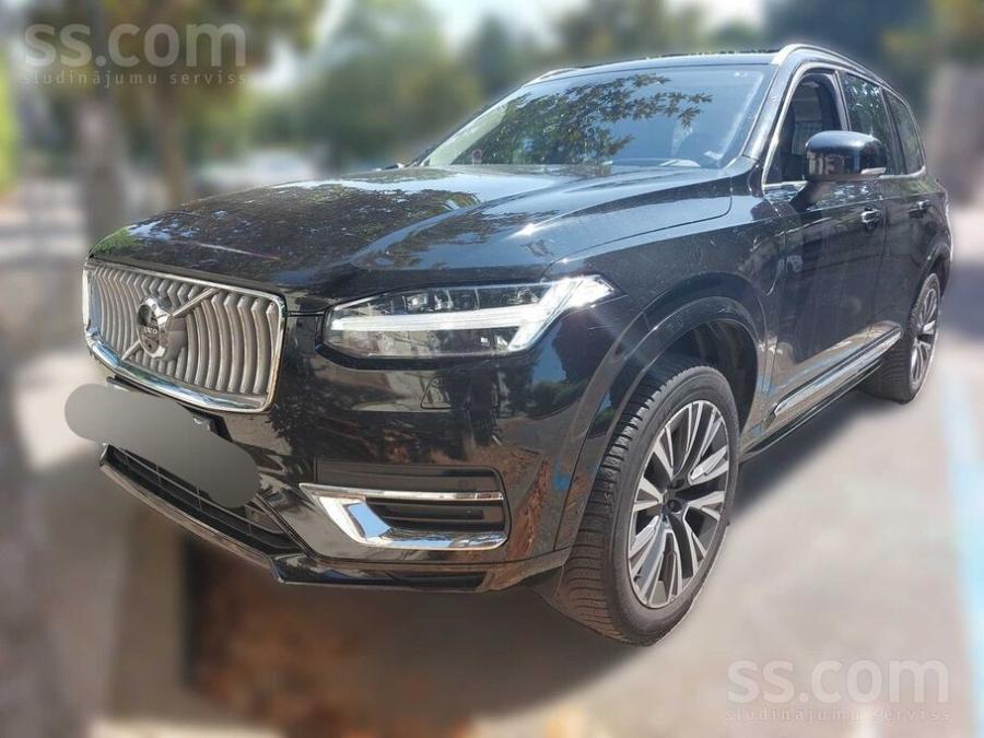 Black Volvo XC90 2022 in Riga, with an engine capacity of 2.00 L and mileage of 189 thousand km for 31950 €, photo 1 on AUTOMOTO.COM.LV