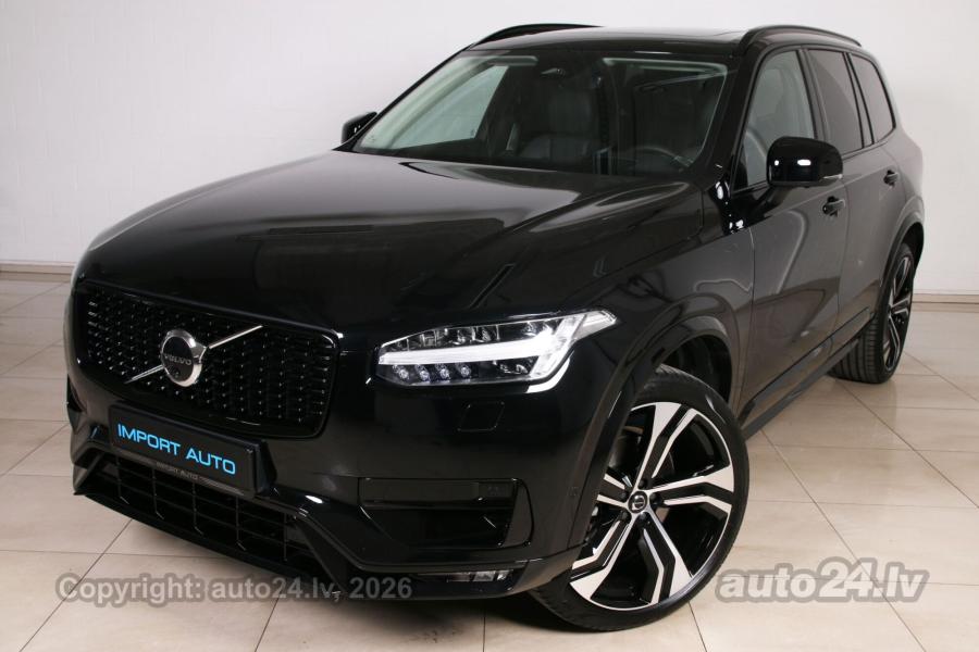 Black Volvo XC90 2022 in Parnu, with an engine capacity of 2.00 L and mileage of 18 thousand km for 59990 €, photo 4 on AUTOMOTO.COM.LV
