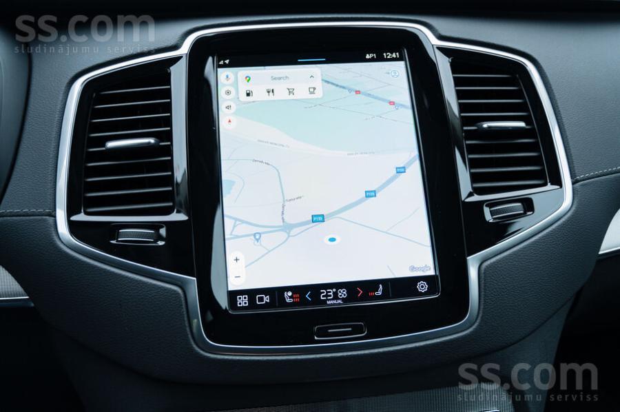 Melns Volvo XC90 2023 Rīga, ar dzinēja tilpumu 2.00 L un nobraukumu 91 tūkst. km par 48900 €, foto 24 vietnē AUTOMOTO.COM.LV