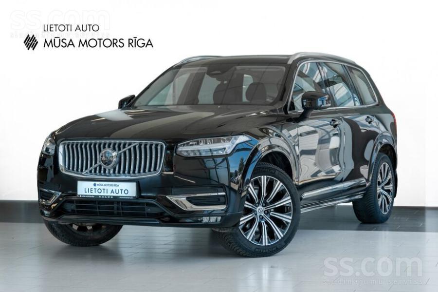 Black Volvo XC90 2023 in Riga, with an engine capacity of 2.00 L and mileage of 75 thousand km for 48000 €, photo 1 on AUTOMOTO.COM.LV