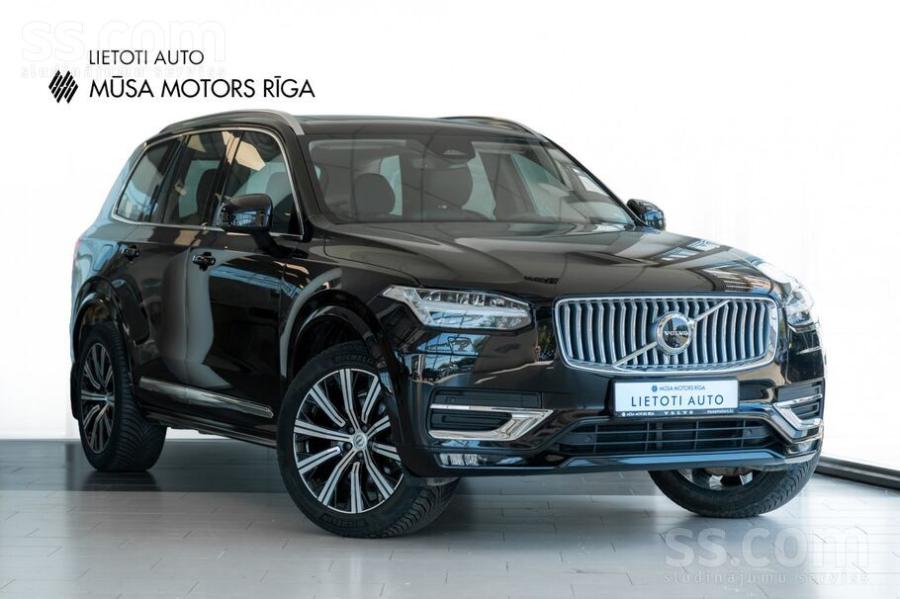 Black Volvo XC90 2023 in Riga, with an engine capacity of 2.00 L and mileage of 75 thousand km for 48000 €, photo 8 on AUTOMOTO.COM.LV