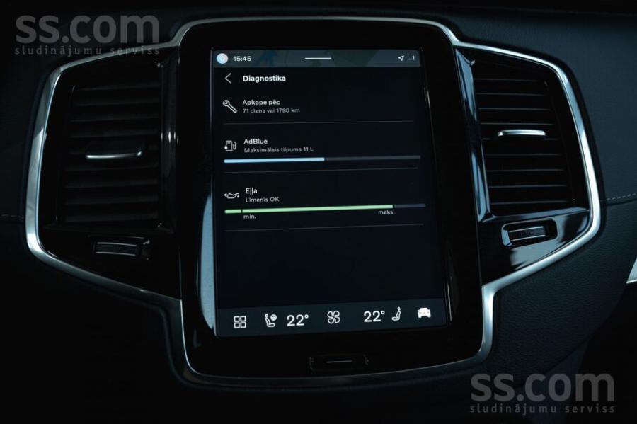 Melns Volvo XC90 2024 Rīga, ar dzinēja tilpumu 2.00 L un nobraukumu 58 tūkst. km par 49900 €, foto 26 vietnē AUTOMOTO.COM.LV
