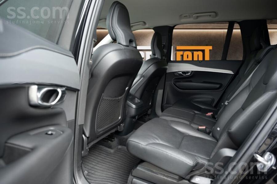 Black Volvo XC90 2024 in Riga, with an engine capacity of 2.00 L and mileage of 47 thousand km for 48500 €, photo 16 on AUTOMOTO.COM.LV