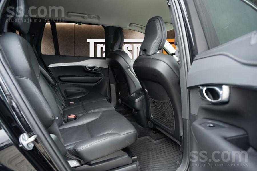 Black Volvo XC90 2024 in Riga, with an engine capacity of 2.00 L and mileage of 47 thousand km for 48500 €, photo 17 on AUTOMOTO.COM.LV