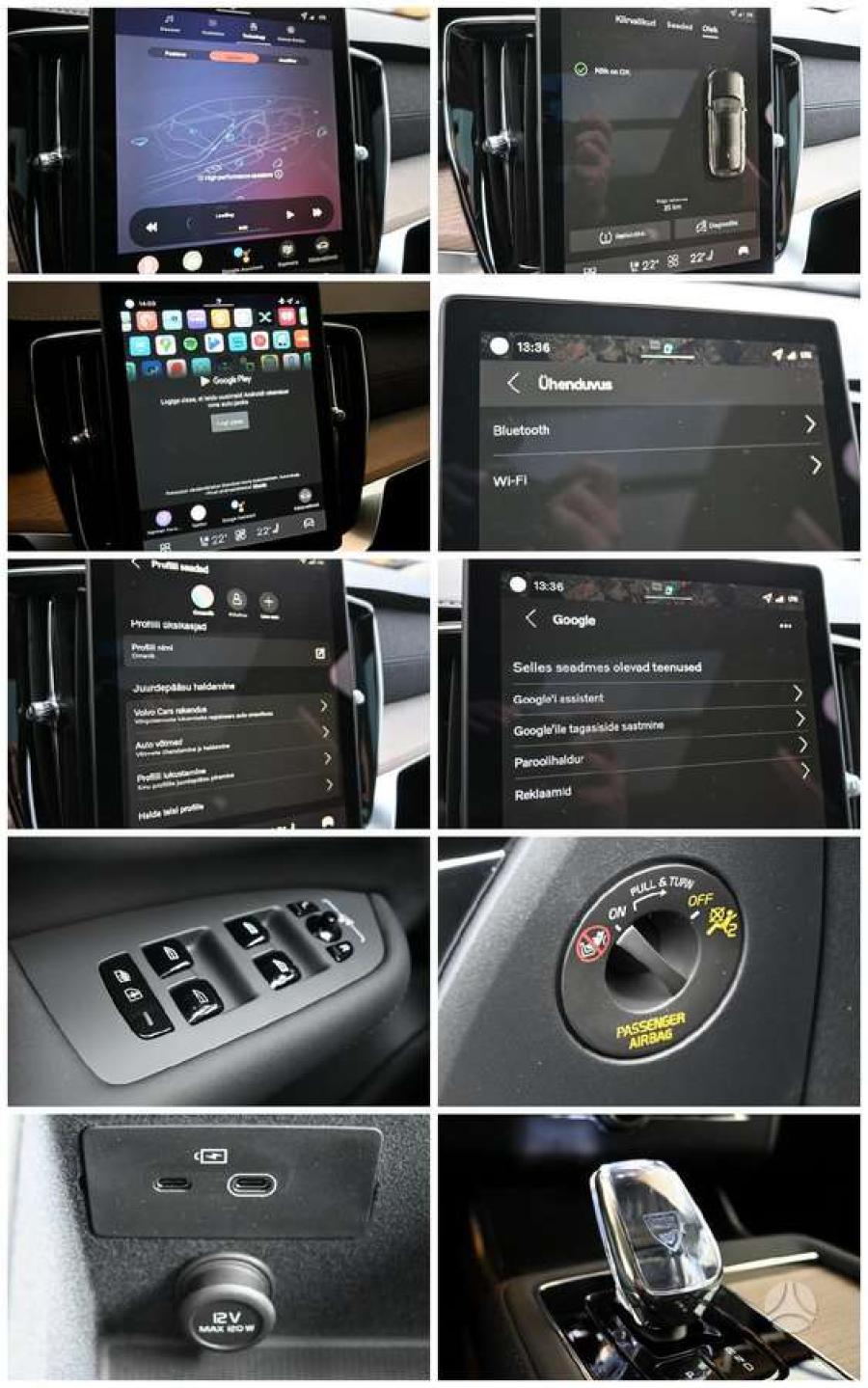 Черный Вольво ХС90 2025 в Таллин, объемом двигателя 0.00 л и пробегом 25 тыс. км за 78990 €, фото 16 на AUTOMOTO.COM.LV