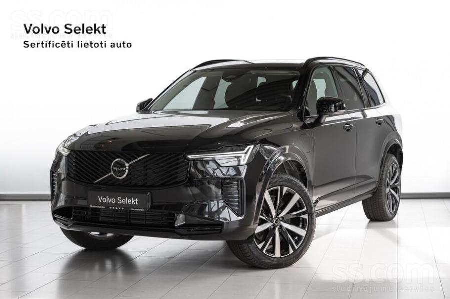 Black Volvo XC90 2025 in Riga, with an engine capacity of 2.00 L and mileage of 3 thousand km for 69990 €, photo 1 on AUTOMOTO.COM.LV