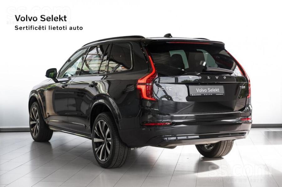 Black Volvo XC90 2025 in Riga, with an engine capacity of 2.00 L and mileage of 3 thousand km for 69990 €, photo 12 on AUTOMOTO.COM.LV