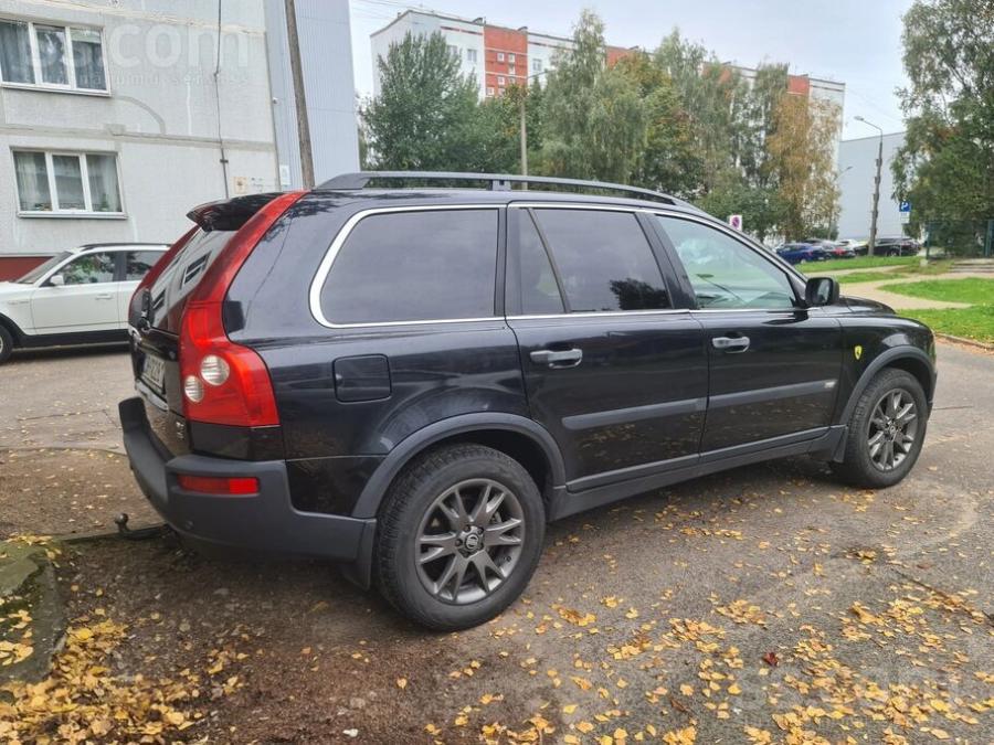Черный Вольво ХС90 2004 в Рига, объемом двигателя 2.40 л и пробегом 450 тыс. км за 3099 €, фото 3 на AUTOMOTO.COM.LV