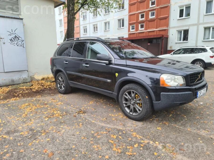 Черный Вольво ХС90 2004 в Рига, объемом двигателя 2.40 л и пробегом 450 тыс. км за 3099 €, фото 4 на AUTOMOTO.COM.LV