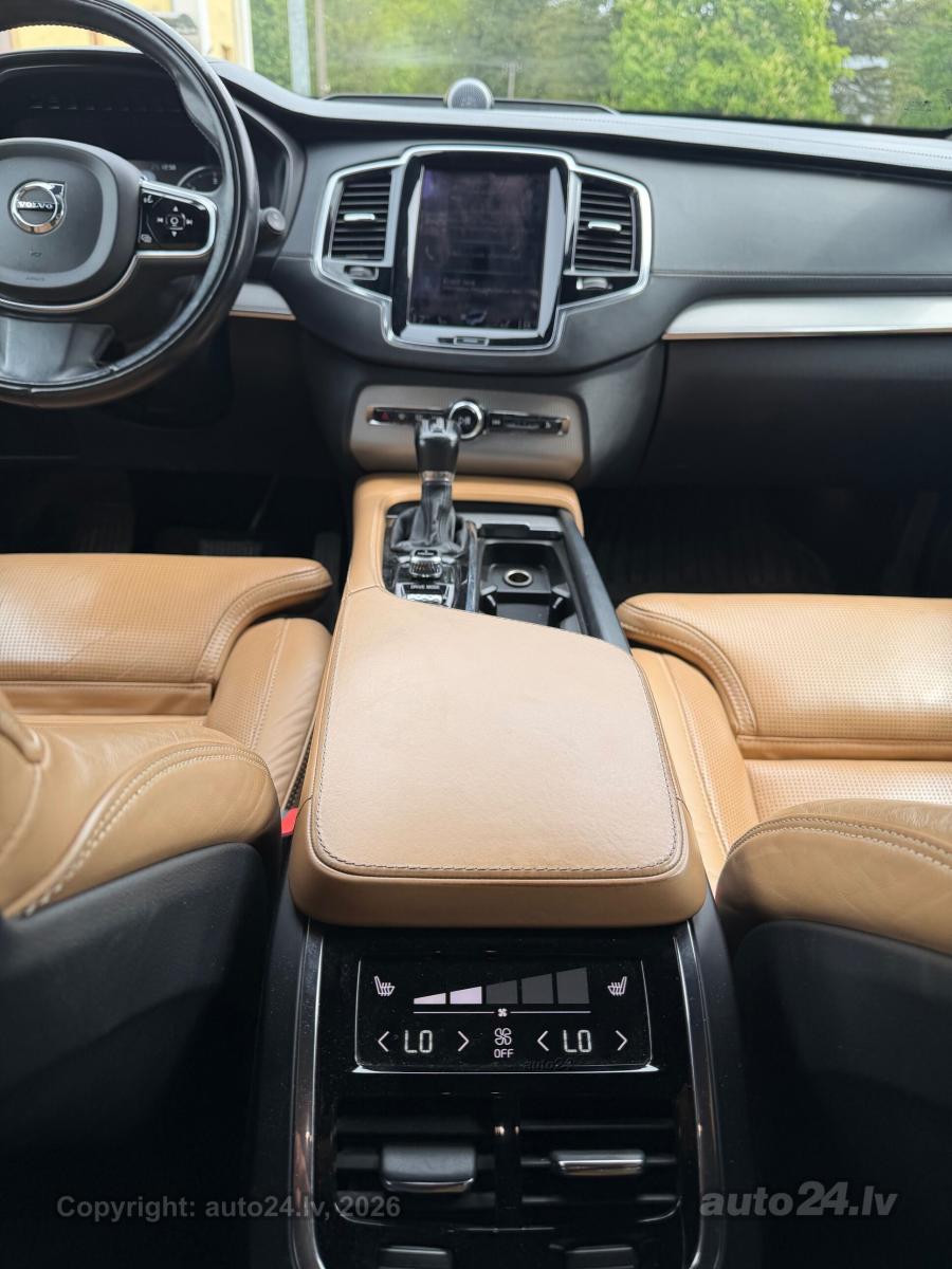 Черный Вольво ХС90 2015 в Таллин, объемом двигателя 2.00 л и пробегом 145 тыс. км за 23500 €, фото 8 на AUTOMOTO.COM.LV