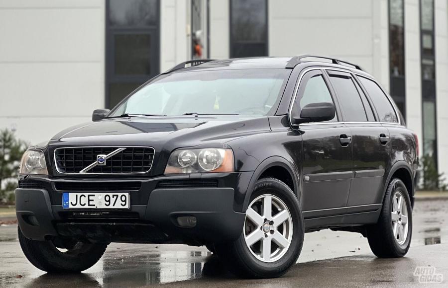 Black Volvo XC90 2005 in Kaunas, with an engine capacity of 2.40 L and mileage of 222 thousand km for 3899 €, photo 2 on AUTOMOTO.COM.LV