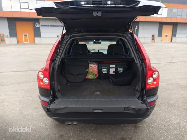 Black Volvo XC90 2005 in Tallinn, with an engine capacity of 2.90 L and mileage of 255 thousand km for 6750 €, photo 9 on AUTOMOTO.COM.LV