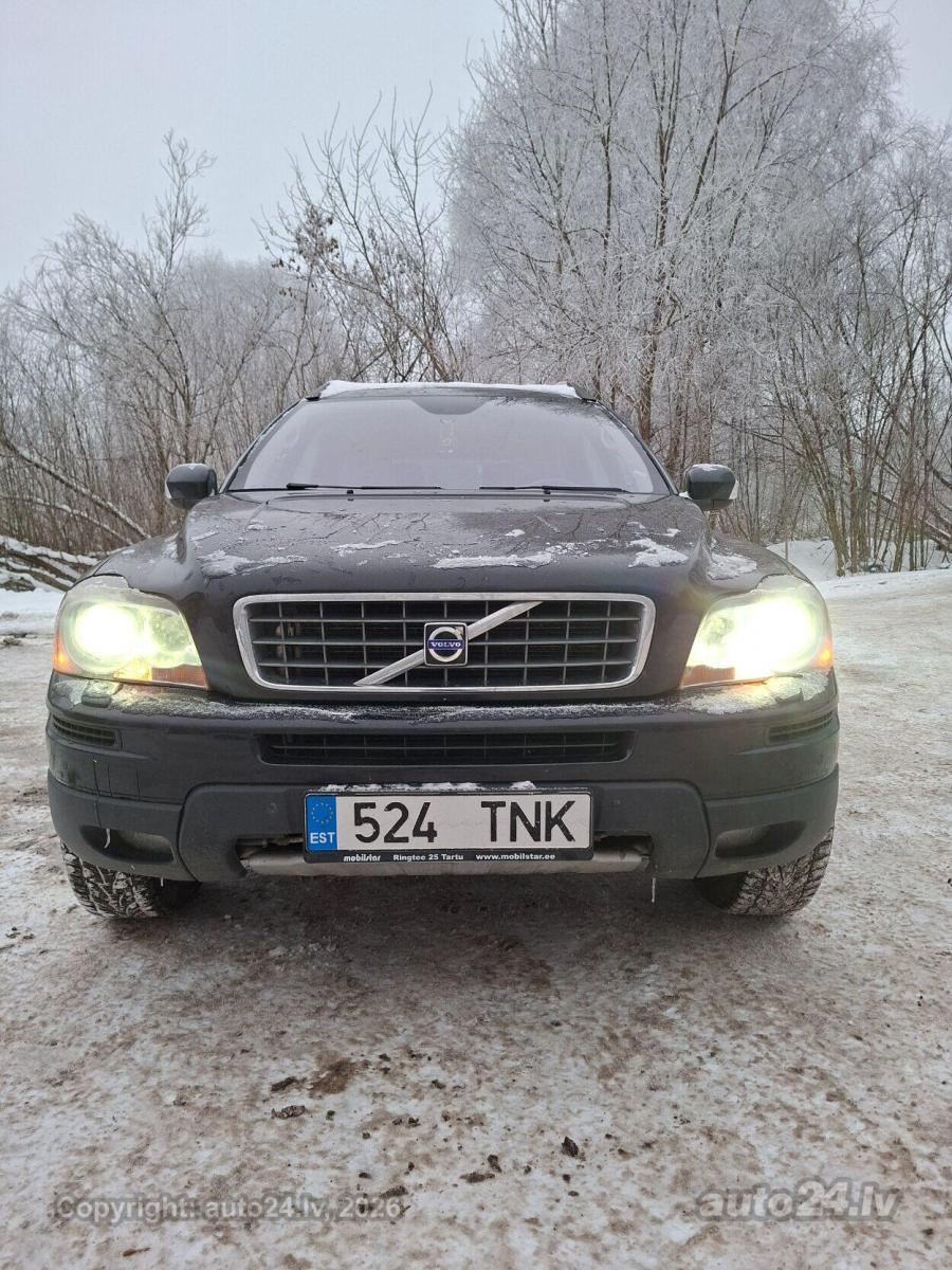 Black Volvo XC90 2007 in Tartu, with an engine capacity of 2.40 L and mileage of 351 thousand km for 5300 €, photo 12 on AUTOMOTO.COM.LV