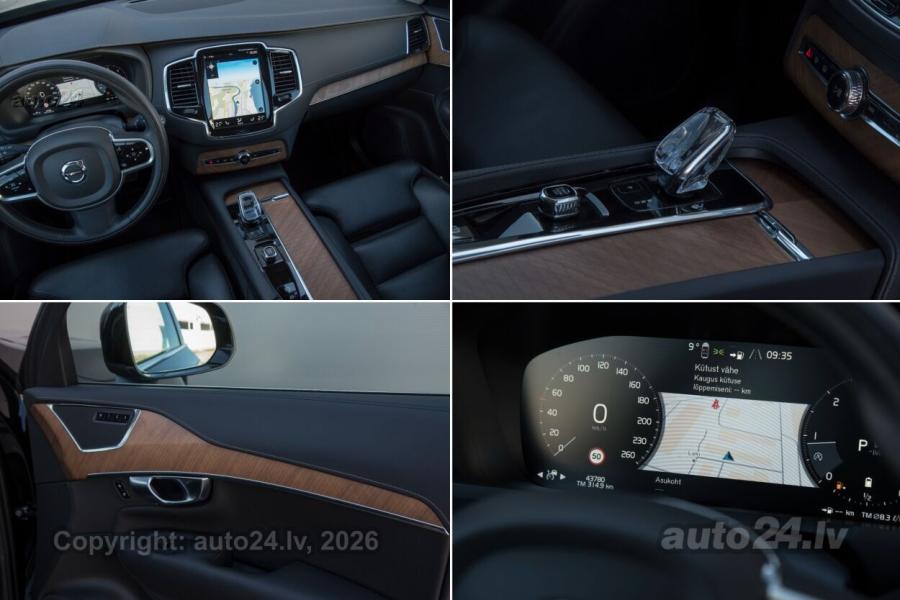 Black Volvo XC90 2022 in Tallinn, with an engine capacity of 2.00 L and mileage of 85 thousand km for 44000 €, photo 16 on AUTOMOTO.COM.LV