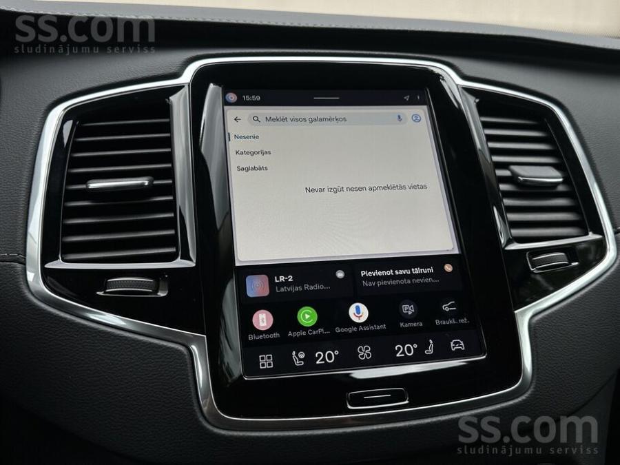 Черный Вольво ХС90 2024 в Рига, объемом двигателя 2.00 л и пробегом 37 тыс. км за 52950 €, фото 16 на AUTOMOTO.COM.LV