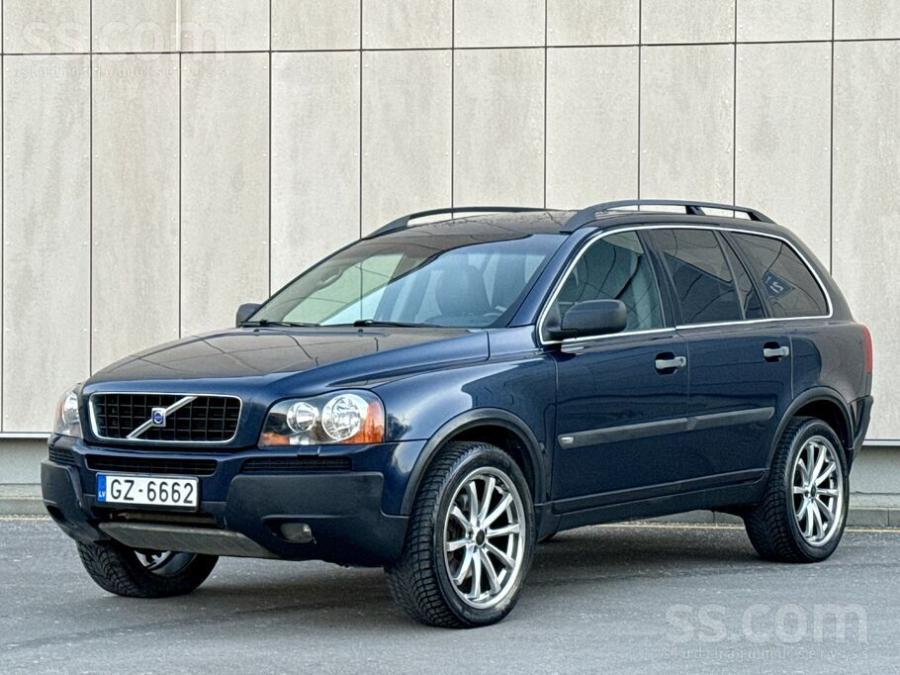 Blue Volvo XC90 2003 in Riga, with an engine capacity of 2.90 L and mileage of 275 thousand km for 2950 €, photo 2 on AUTOMOTO.COM.LV