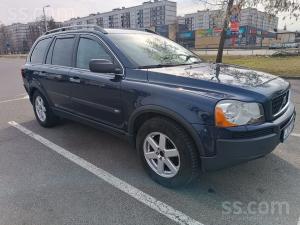 Blue Volvo XC90 2003 in Riga, with an engine capacity of 2.40 L and mileage of 365 thousand km for 3150 €, photo 13 on AUTOMOTO.COM.LV