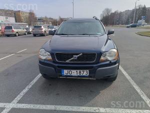 Blue Volvo XC90 2003 in Riga, with an engine capacity of 2.40 L and mileage of 365 thousand km for 3150 €, photo 1 on AUTOMOTO.COM.LV