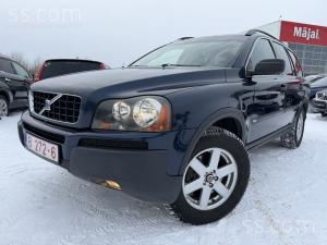 Blue Volvo XC90 2004 in Daugavpils, with an engine capacity of 2.40 L and mileage of 302 thousand km for 4250 €, photo 29 on AUTOMOTO.COM.LV