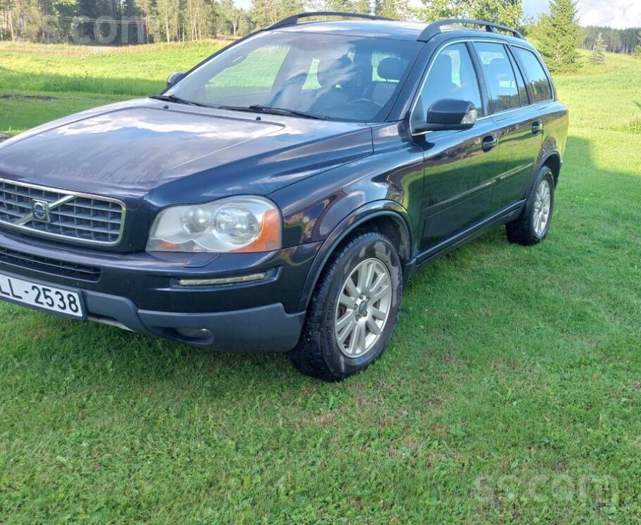 Blue Volvo XC90 2007 in Cesis, with an engine capacity of 2.40 L and mileage of 346 thousand km for 4550 €, photo 14 on AUTOMOTO.COM.LV