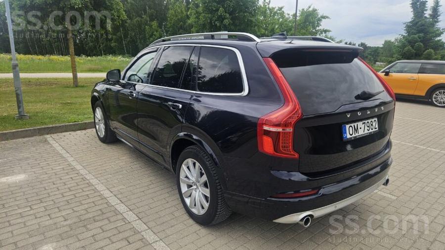 Blue Volvo XC90 2015 in Riga, with an engine capacity of 2.00 L and mileage of 254 thousand km for 17900 €, photo 5 on AUTOMOTO.COM.LV