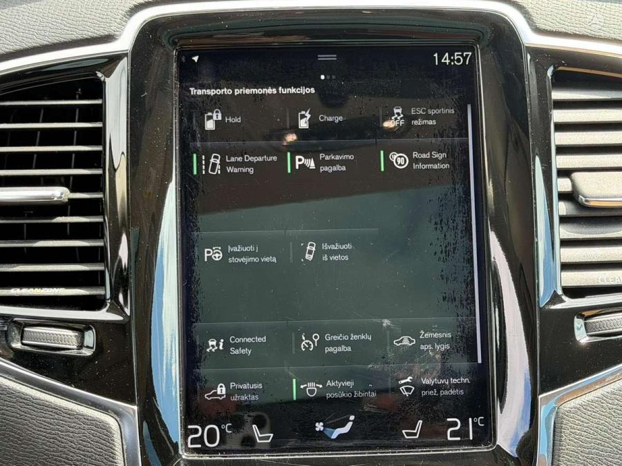 Zils Volvo XC90 2015 Viļņa, ar dzinēja tilpumu 1.97 L un nobraukumu 268 tūkst. km par 20980 €, foto 11 vietnē AUTOMOTO.COM.LV