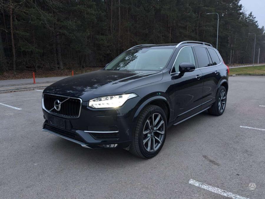 Blue Volvo XC90 2016 in Prienai, with an engine capacity of 1.97 L and mileage of 89 thousand km for 21800 €, photo 1 on AUTOMOTO.COM.LV